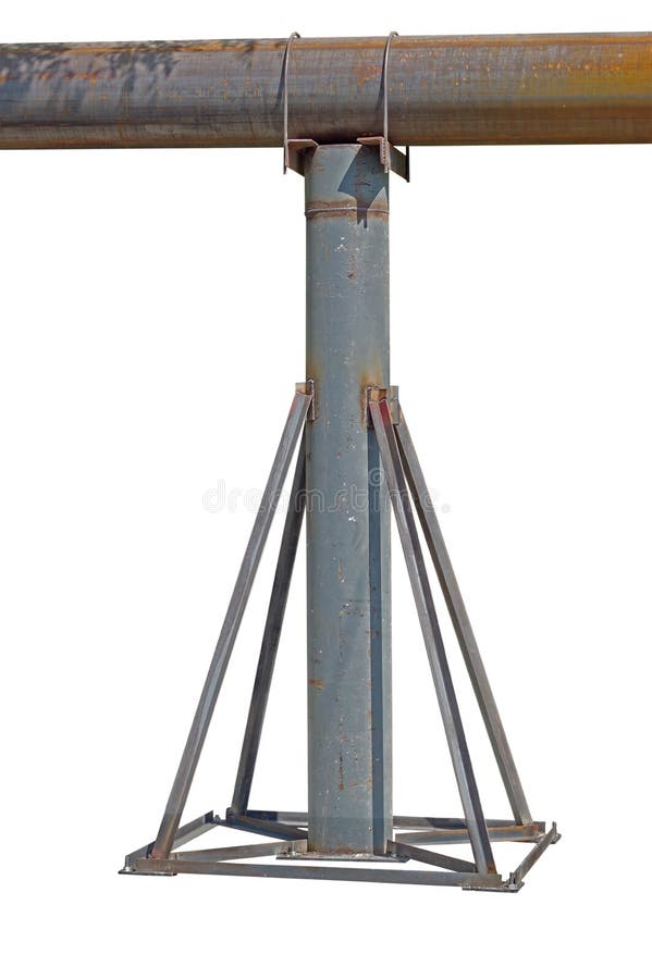 Large Diameter Rusty Steel Pipe Stock Image - Image of pile, products ...