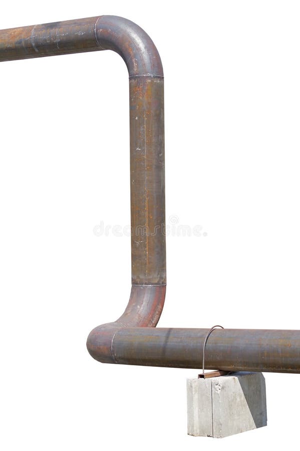 Large Diameter Rusty Steel Pipe Stock Photo - Image of metal ...