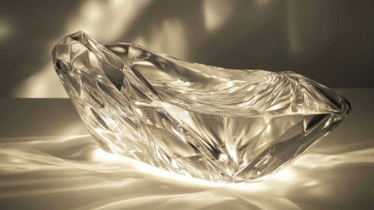 A Large Diamond Shaped Object is Sitting on a Table Stock Illustration ...