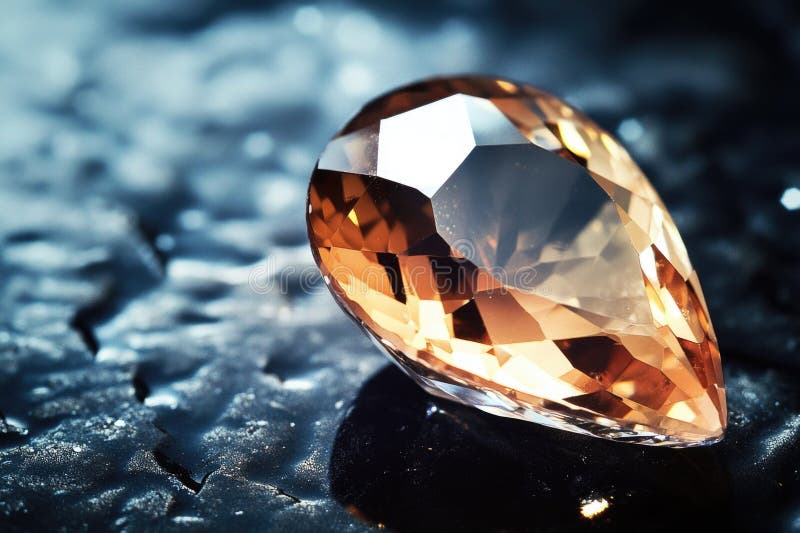 Large Diamond Sits Atop Dark Background Stock Photos - Free & Royalty ...