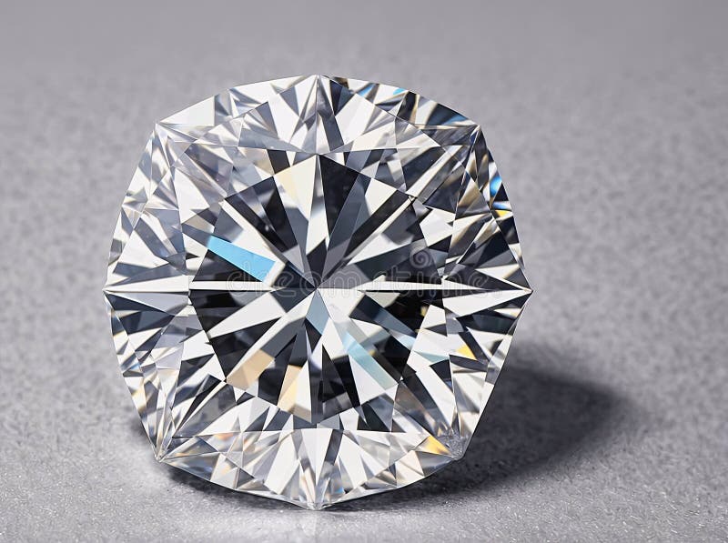 A Large Diamond is Sitting on a Table Stock Illustration - Illustration ...