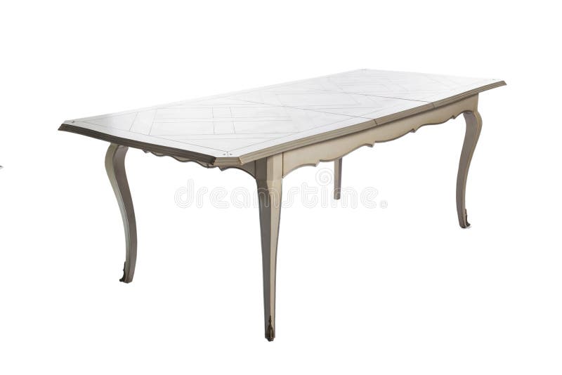 Large Dining Table for Kitchen or Living Room Stock Photo - Image of ...