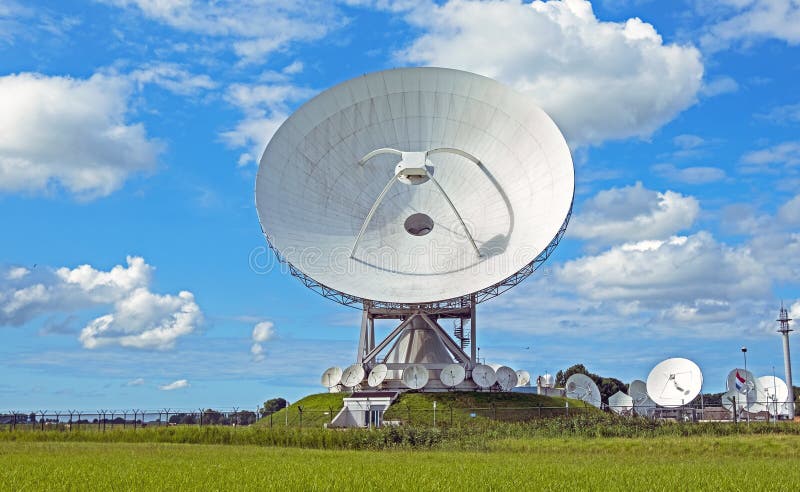 Large Dish Receivers for Satellite Communication in Burum the ...