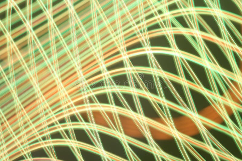 Large Display Featuring a Pattern of Colorful Lights Radiating Outward ...