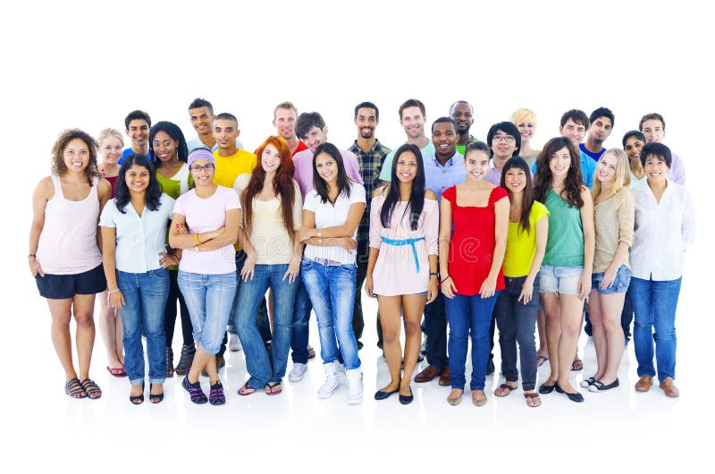 Large Diverse Group of People Stock Image - Image of adult, asian: 45806265