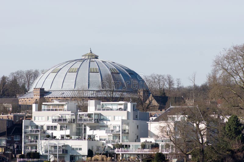 Large Dome Prison with Houses in the Foreground Editorial Photography ...