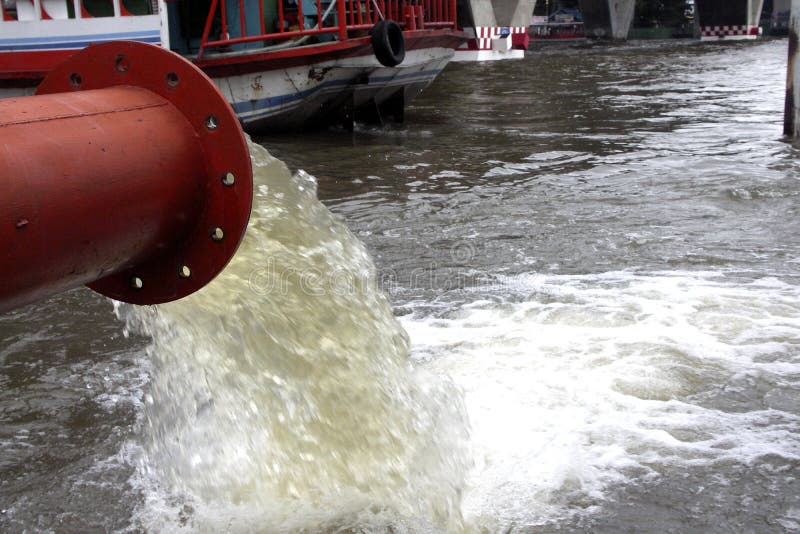 Large Drain Pipe for Pumping Water To Solve the Problem of Flooding in ...