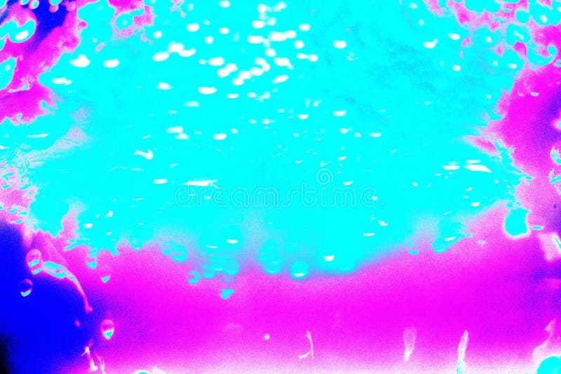 Large Drops of Water. Abstract Wet Background. Colored Macro Texture ...