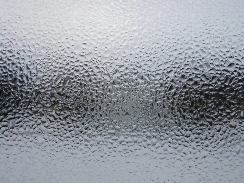 Large Drops of Water on the Window Stock Image - Image of drops ...
