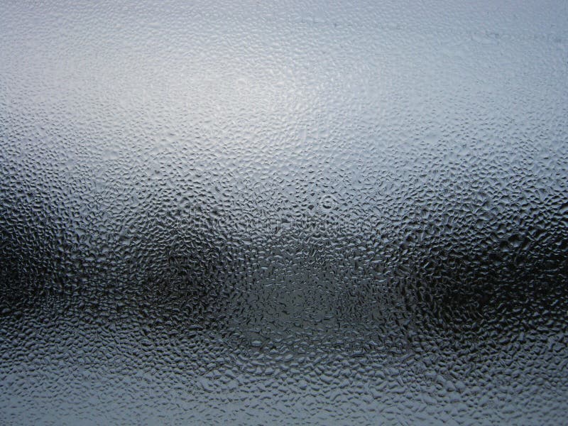 Large Drops of Water on the Window Stock Image - Image of water ...