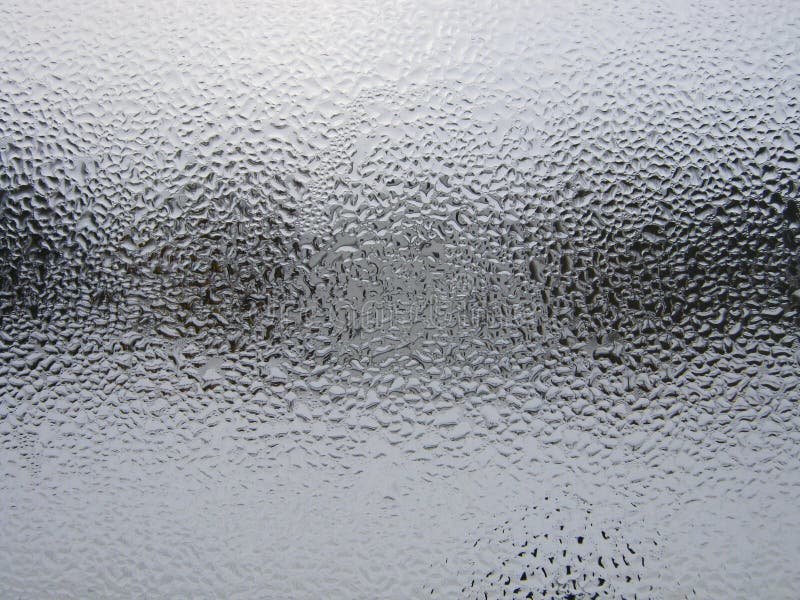 Large Drops of Water on the Window Stock Photo - Image of glass ...