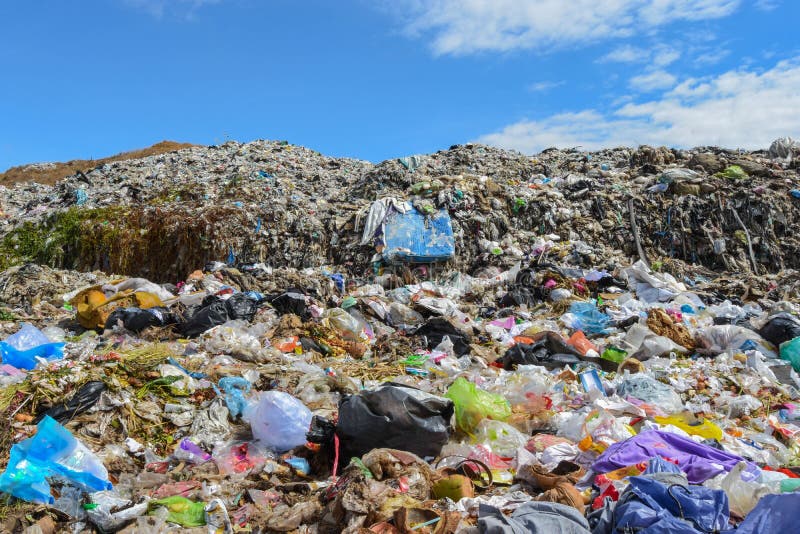 Large Dump it Comes from Urban and Industrial Areas. Stock Photo ...