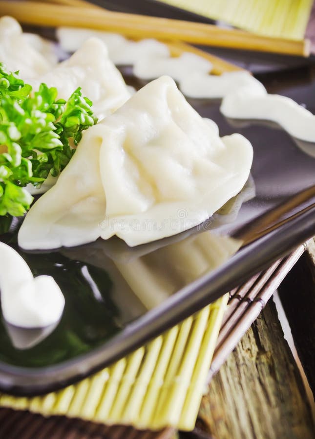 Large dumplings stock image. Image of asian, gourmet - 38454249