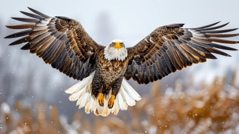 133 Majestic Bald Eagle Wings Spread Wide Powerful Bird Prey Image Stock Photos - Free & Royalty ...
