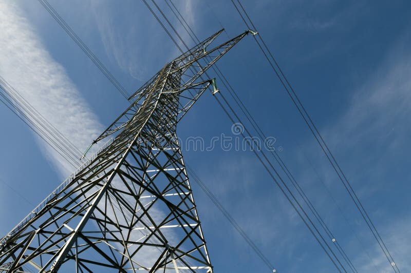 Large Electric Tower stock photo. Image of tower, metal - 34792760
