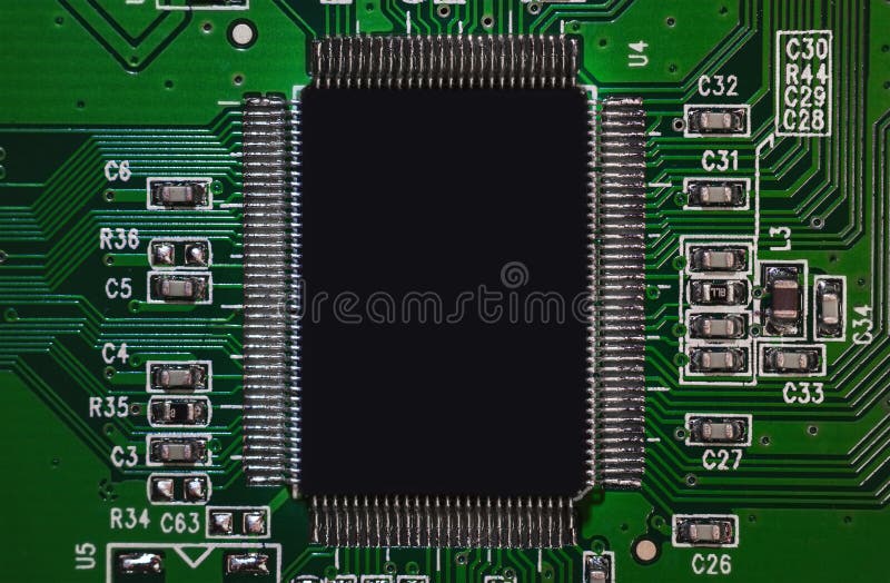 Large Elements of the SSD Memory Storage for a Modern Microchip of a ...