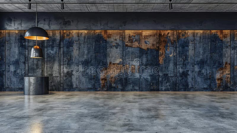 A large empty room stock image. Image of aged, generated - 316517987