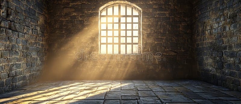 A Large, Empty Virtual Background in White and Beige with a Window ...