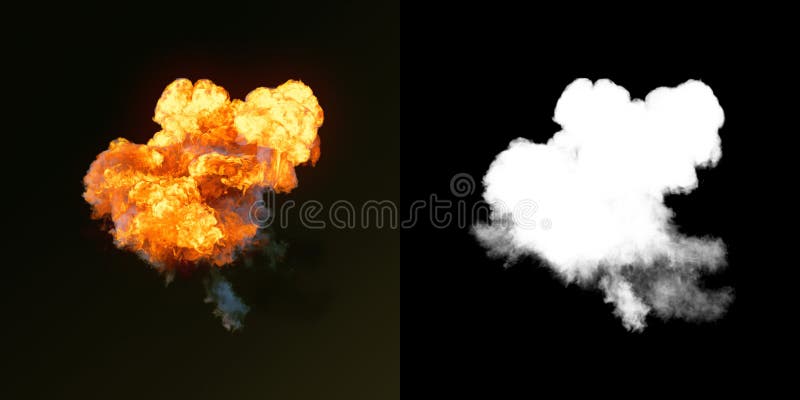 Large Explosion Cartoon stock vector. Illustration of large - 37201784
