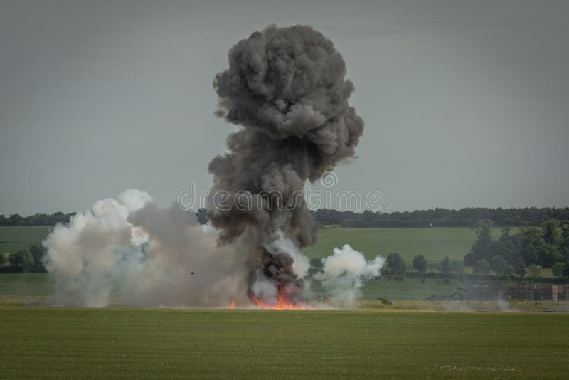Large explosion stock photo. Image of fireball, explosive - 11738866
