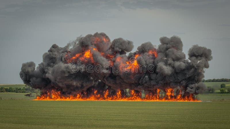 Large explosion stock photo. Image of fireball, explosive - 11738866