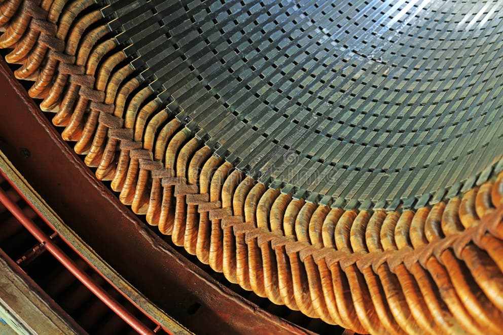 Large Explosion-proof Motor Coil Stock Photo - Image of factory ...