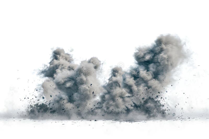 Large Explosion of Smoke, Perfect for Dramatic Concepts Stock Photo ...