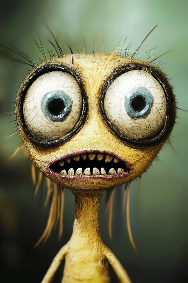 Large, Expressive Eyes, Odd Expression Background Softly Out-of-focus ...