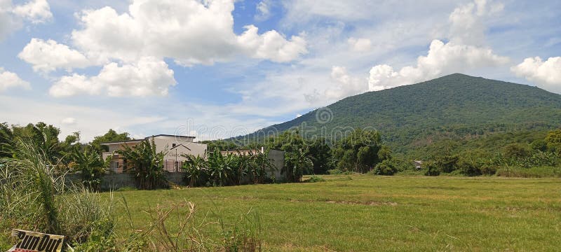 A Large Extinct Volcano in the Philippines Stock Image - Image of ...
