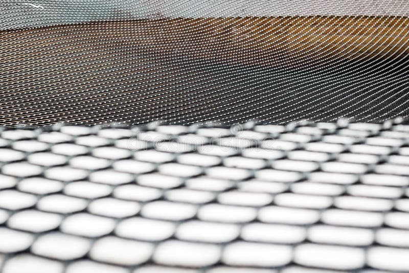 Large Fabric Mesh, Big Net on the Street Stock Image - Image of group ...