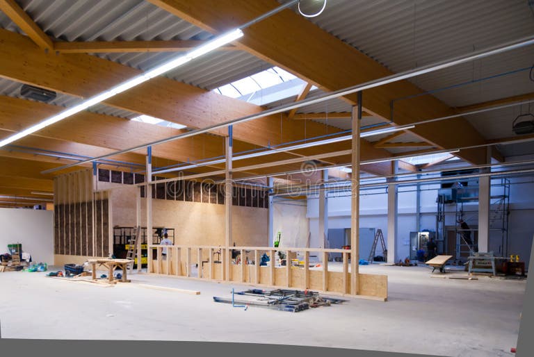 Large Factory Building is Converted into a Warehouse Stock Image ...