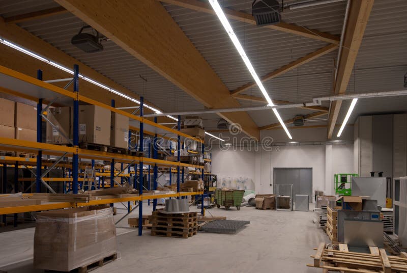 Large Factory Building is Converted into a Warehouse Stock Image ...