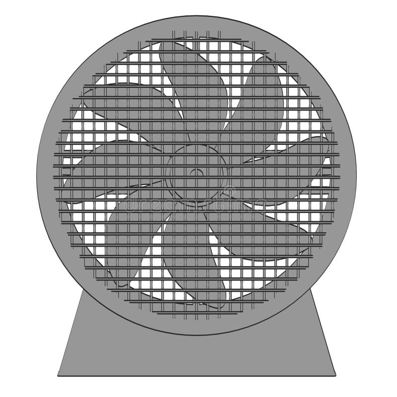 Large fan stock illustration. Illustration of electric - 70299331
