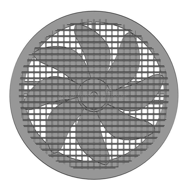 Illustration of large fan stock illustration. Illustration of ...