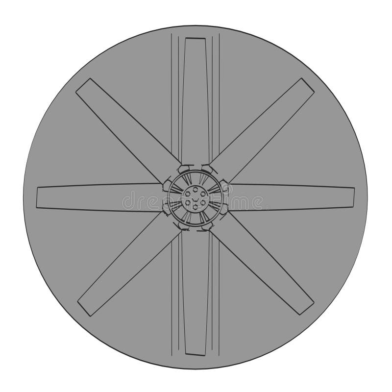 Large fan stock illustration. Illustration of blower - 70514207
