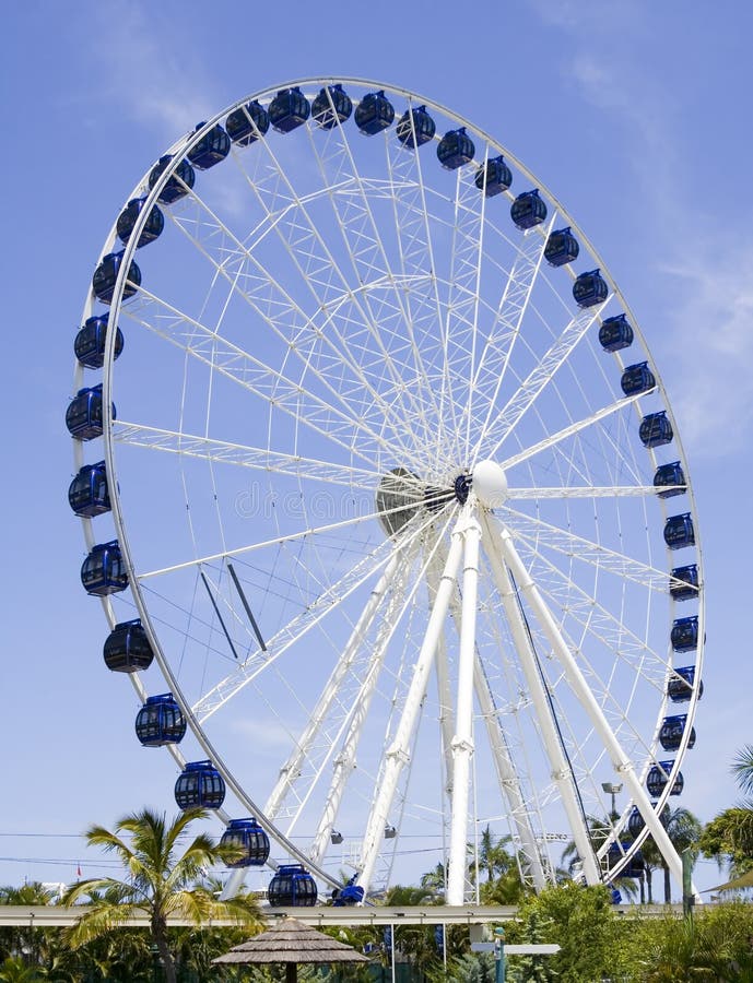 Large ferris wheel stock image. Image of carnival, round - 1747953