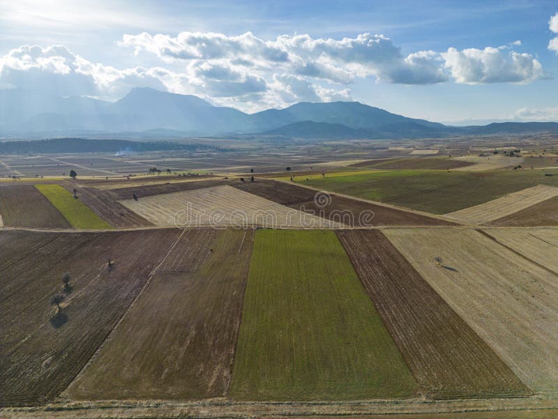 Large Fields Where Agricultural and Agricultural Activities are Carried ...