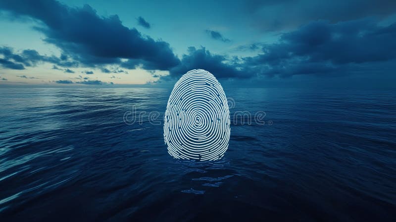 A Large Fingerprint-shaped Object Floats in the Middle of a Vast Ocean ...