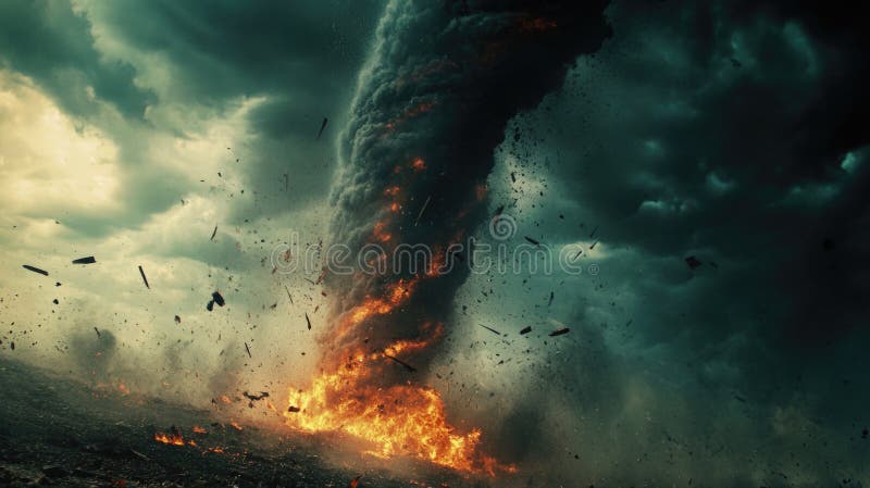 A Large Fire is Coming Out of the Ground, Geothermal Energy in Action ...