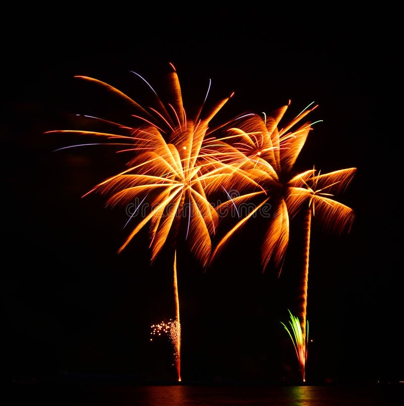 A Large Fireworks Display Event. Stock Image - Image of july, fawks ...