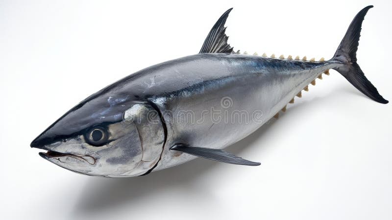 A Large Fish is Shown on a White Background, AI Stock Photo - Image of ...