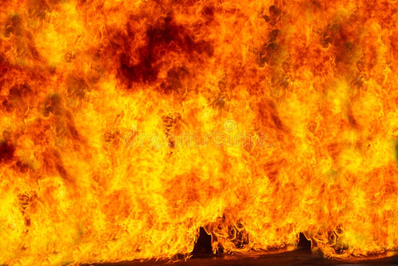 Large Flame Fire Rages, for Burning the Burning Stock Image - Image of ...