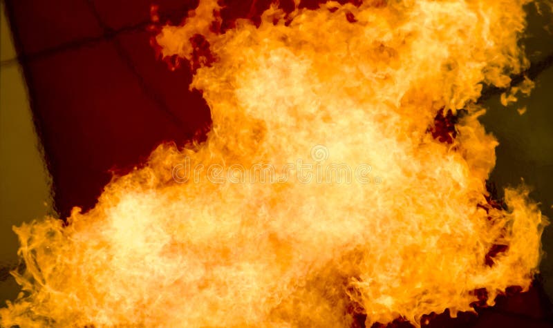 Large Flame Inside Hot Air Balloon Stock Image - Image of warm, bright ...