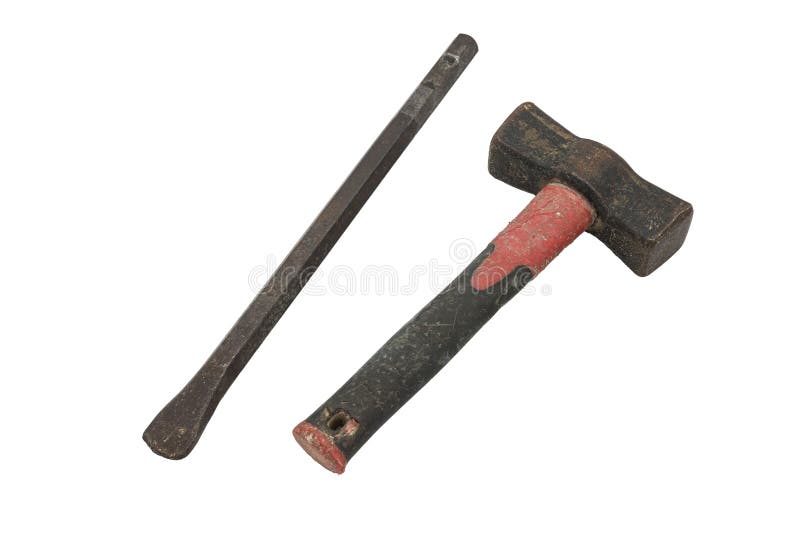Large Flat Chisel for Drilling and Demolition Stock Photo - Image of ...