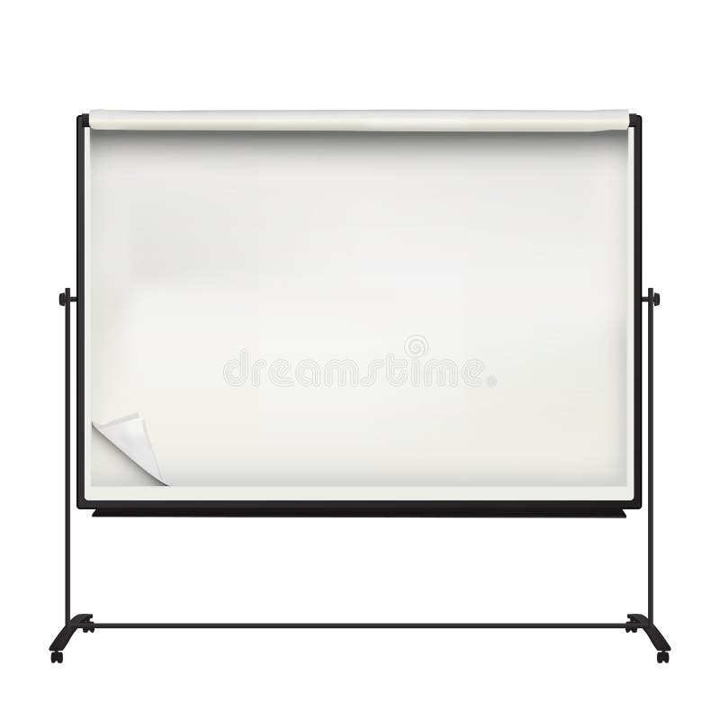 Flip chart stock vector. Illustration of lecture, whiteboard - 17129283