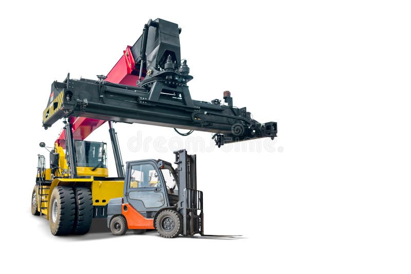 Heavy Machinery Working on Cargo Handling for Rent in Warehouse ...