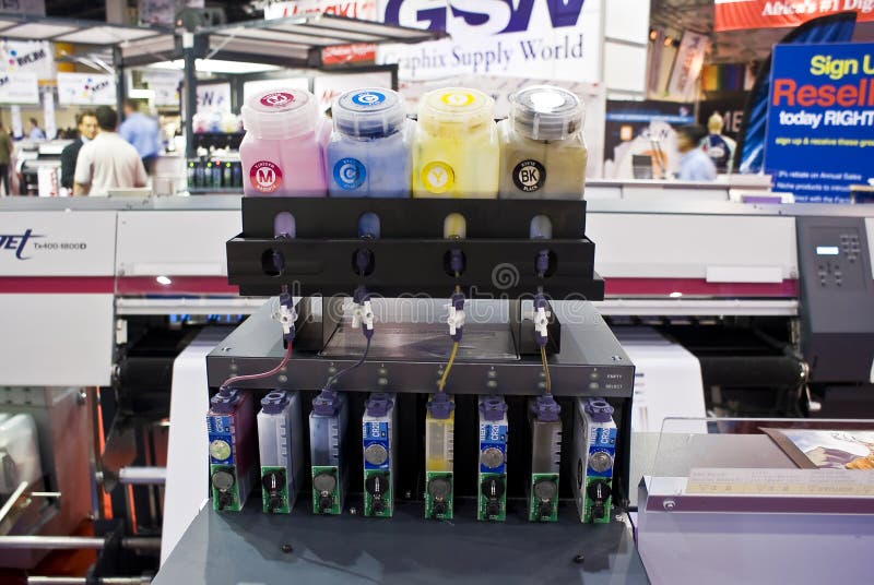 Large Format Digital Inkjet Printer - Xerox Editorial Stock Image ...