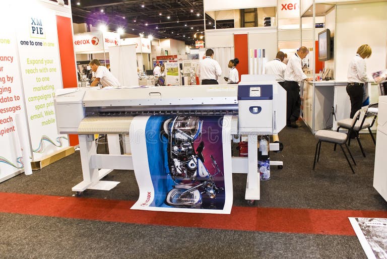 Large Format Digital Inkjet Printer - Xerox Editorial Stock Image ...