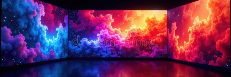 Large Format Digital Screen Array, Vivid Colors , Exhibition, Digital ...