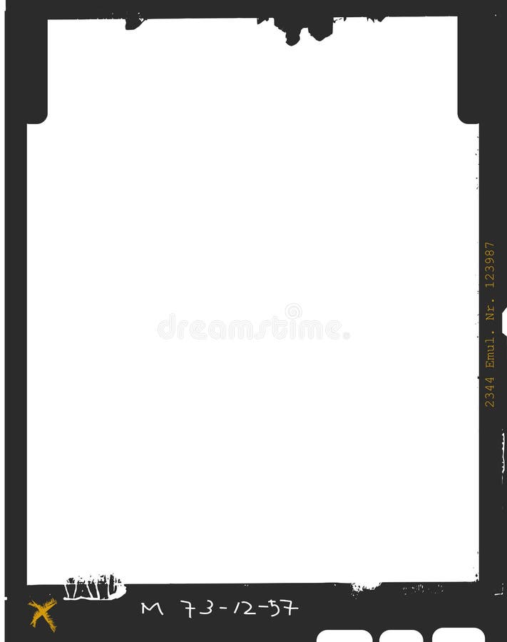 Large Format Film Picture Frame Stock Vector - Illustration of space ...